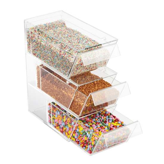 3 Draw Topping Dispenser